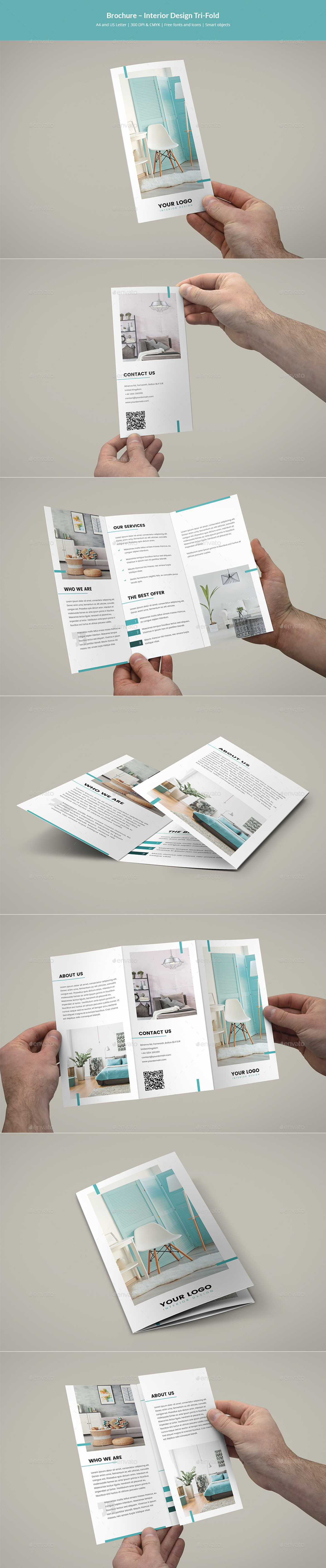 Brochures – Multipurpose Tri-Fold Bundle vol. 2, Print Templates ...