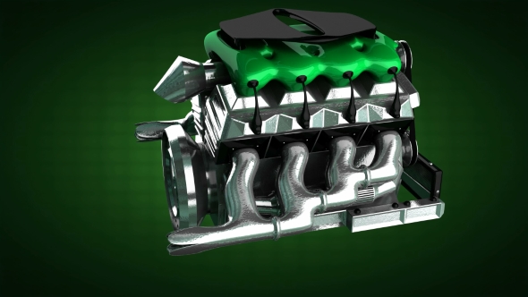 Loop Rotate Car Engine, Motion Graphics | VideoHive