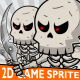 Skeleton Game 2D Character Sprite, Game Assets | GraphicRiver