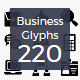 220 Business Material Icons, Icons | GraphicRiver
