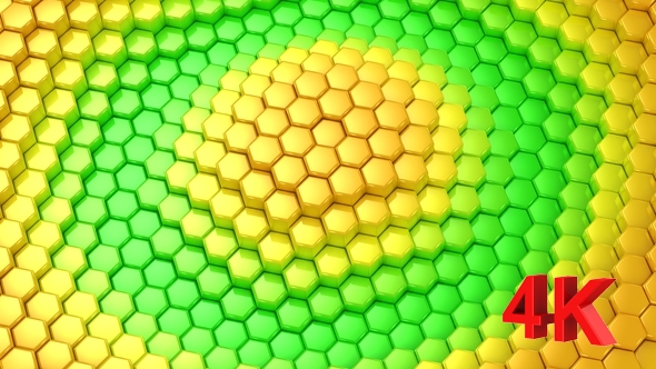 Background From Animated Hexagons, Motion Graphics | VideoHive