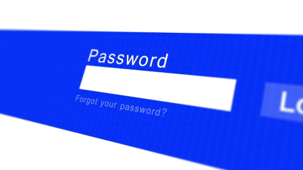 Typing Password on Login Page, Motion Graphics | VideoHive