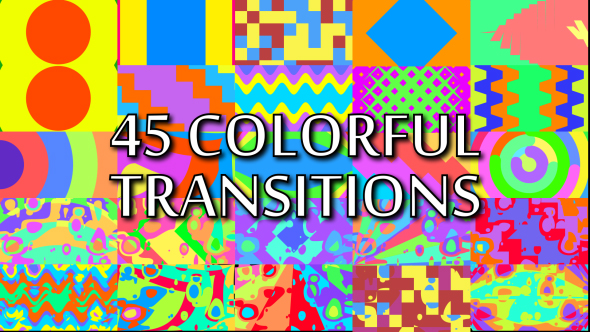Colorful Transitions, Motion Graphics | VideoHive