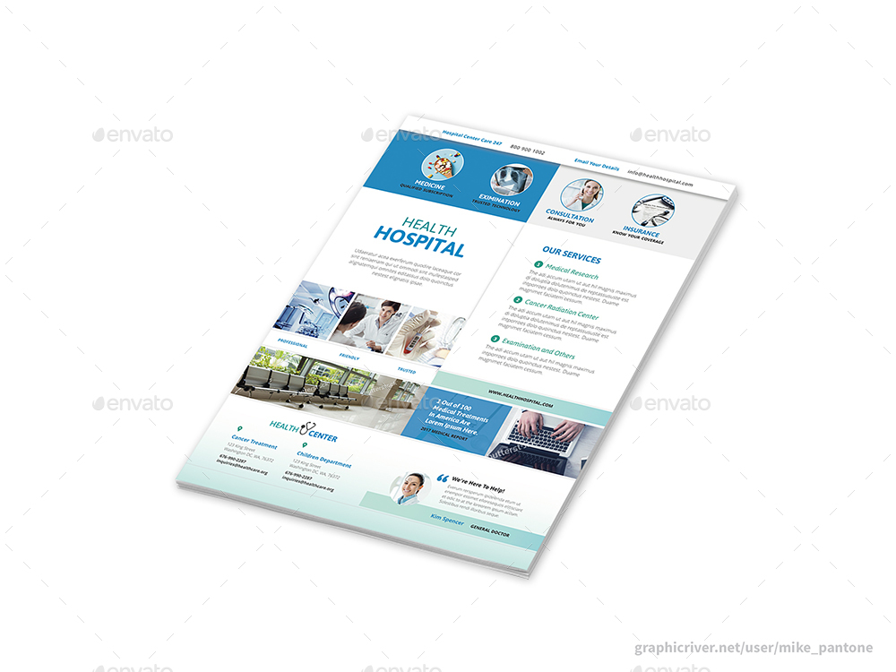 Hospital Print Bundle, Print Templates | GraphicRiver