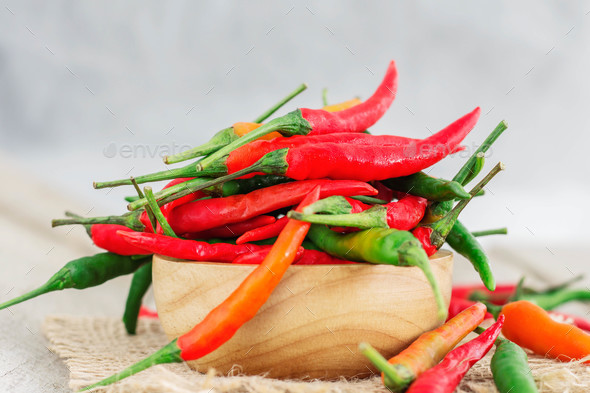 Fresh chilly with white background Stock Photo by RK1919 | PhotoDune