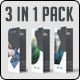 3 in 1: Corporate Tri-fold Bundle, Print Templates | GraphicRiver