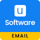 Unique - Software Email Template PSD, Web Elements | GraphicRiver