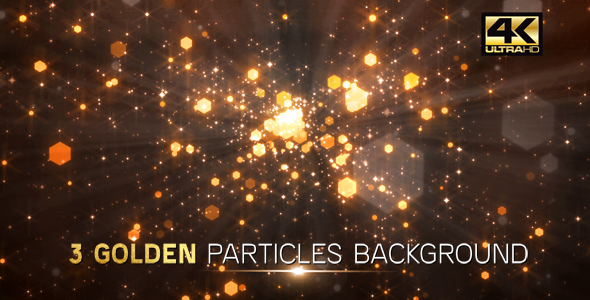 Golden Particles, Motion Graphics | VideoHive