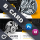 Technical Data Business Card Templates, Print Templates | GraphicRiver