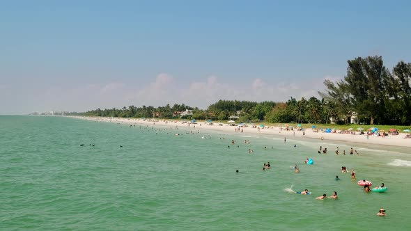 Sandy Beach at the Atlantic Ocean in the Soft Morning Light Naples ...