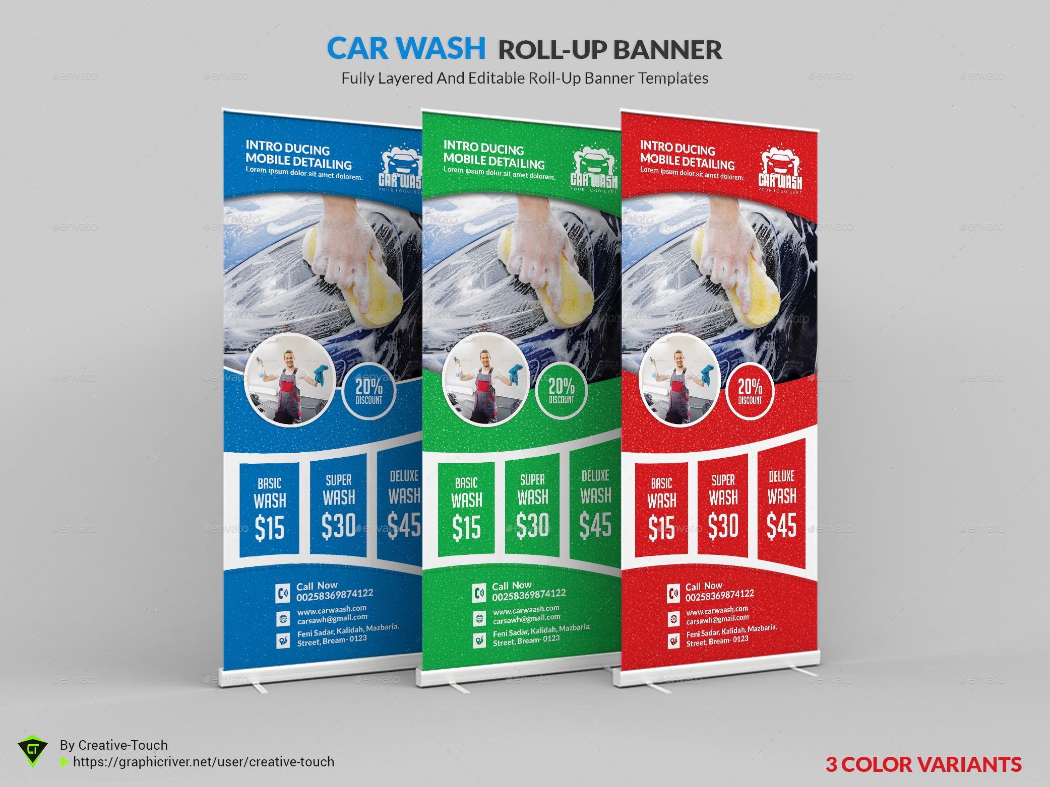 Car Wash Advertising Bundle Vol.3, Print Templates | GraphicRiver