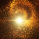 Orange Particles In The Light, Motion Graphics | VideoHive