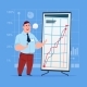 Business Man With Flip Chart Seminar Training, Vectors | GraphicRiver