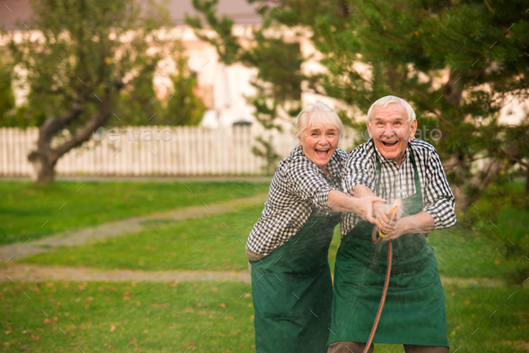 Old couple having fun Stock Photo by stockfilmstudio | PhotoDune