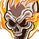 Flaming Skull, Vectors | GraphicRiver