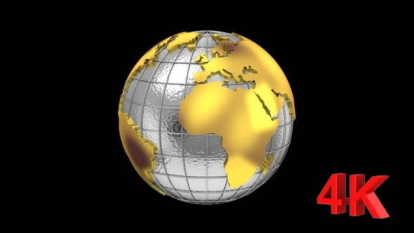 World Map Turns Into a Globe, Motion Graphics | VideoHive