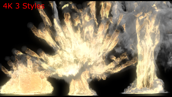 Small Nuke Explosion Close Up, Motion Graphics | VideoHive