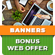 Bonus Offer Banners, Web Elements | GraphicRiver