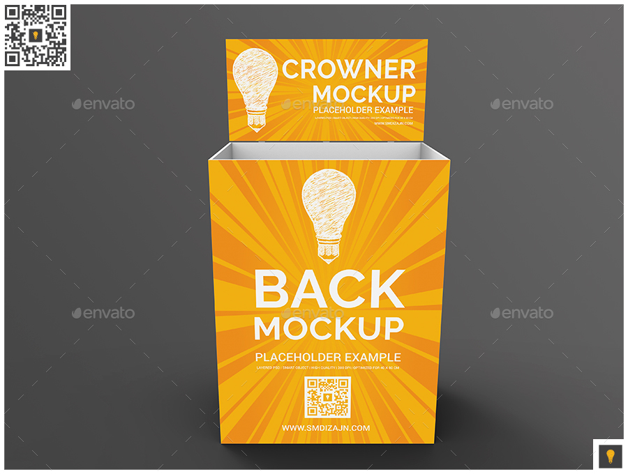 Store Palette with Crowner Mockup by shockydesign | GraphicRiver