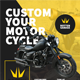 Motorcycle Custom Garage Flyer by Comodensis | GraphicRiver