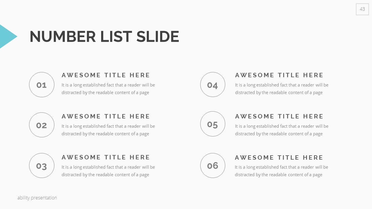 Ability Power Point Presentation Template, Presentation Templates ...