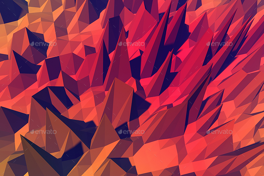 Spiked Polygon Backgrounds by themefire | GraphicRiver