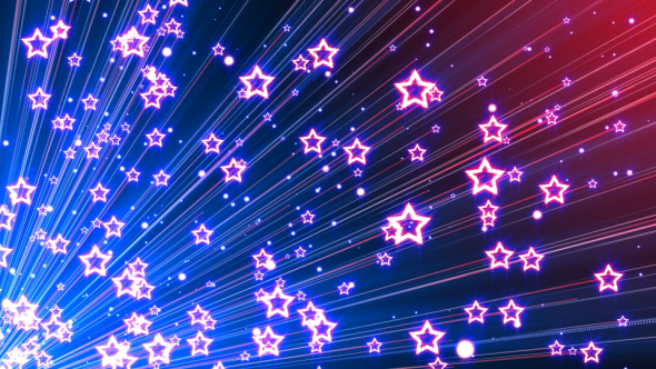 USA Stars Loop Background V4, Motion Graphics | VideoHive