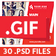 GIF Animated Banners - Exclusive Mega Pack, Web Elements | GraphicRiver