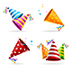 Party Hat Color Set, Vectors | GraphicRiver