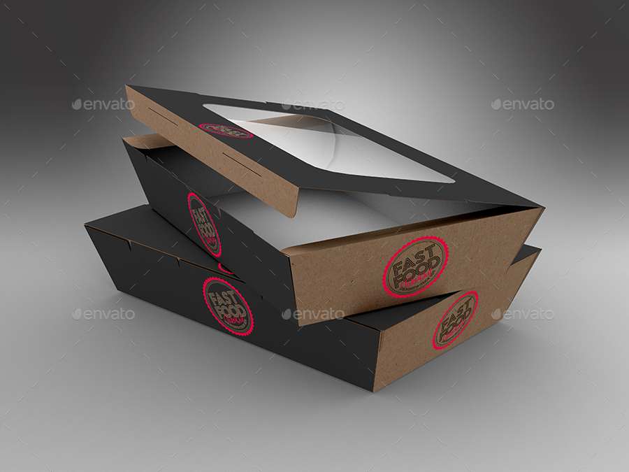 Fast Food Boxes Mock Up Bundle 3, Graphics | GraphicRiver