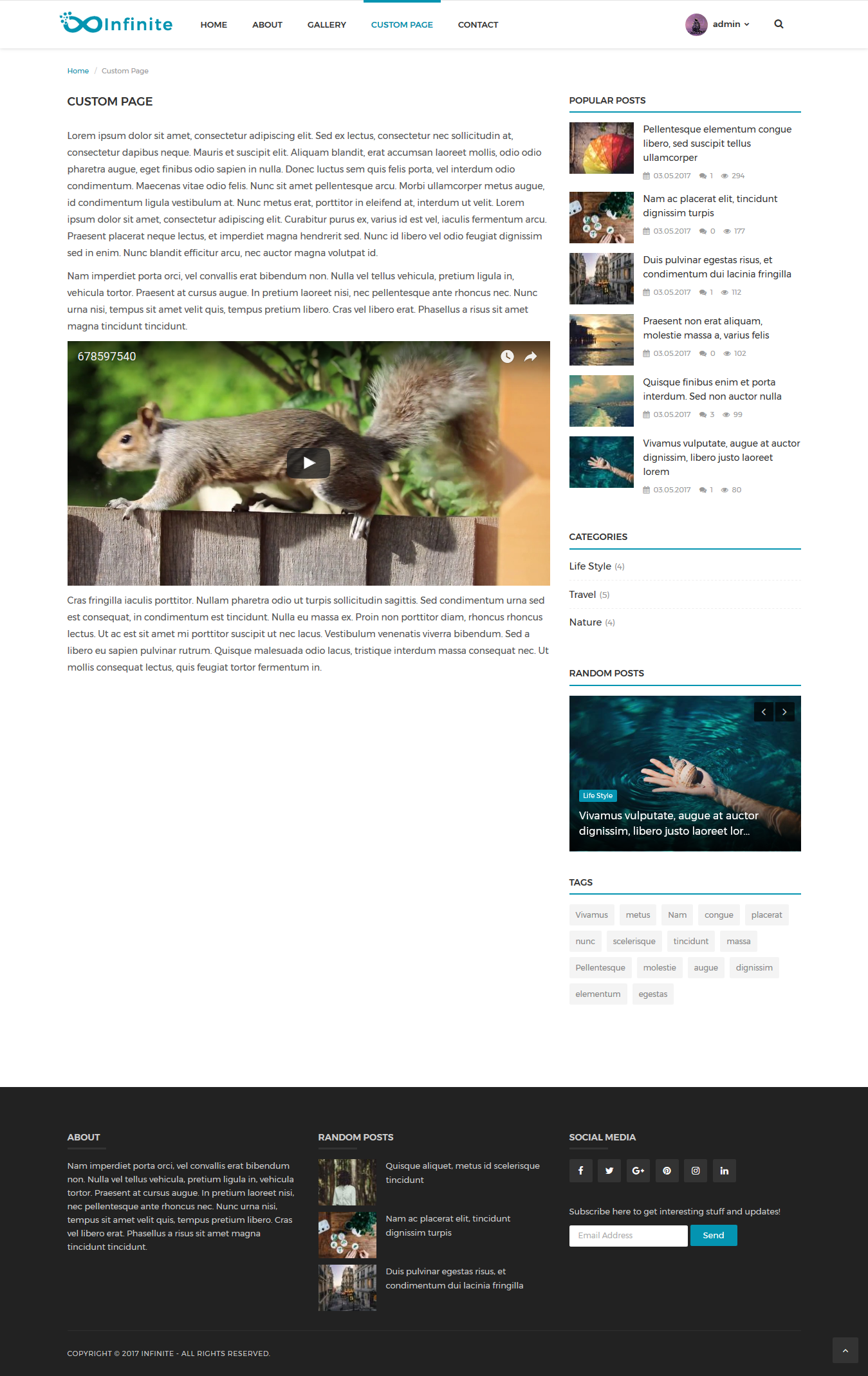 Infinite Blog And Magazine Script By Codingest Codecanyon