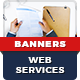 Web Service Banners, Web Elements | GraphicRiver