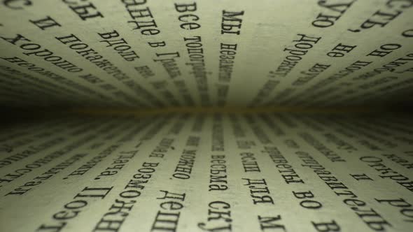 Words Inside of a Book 18, Stock Footage | VideoHive