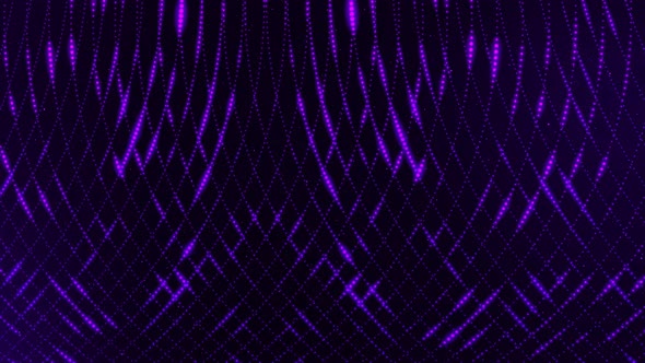 Purple Color Glowing Grid Line Particle Animated Background, Motion ...