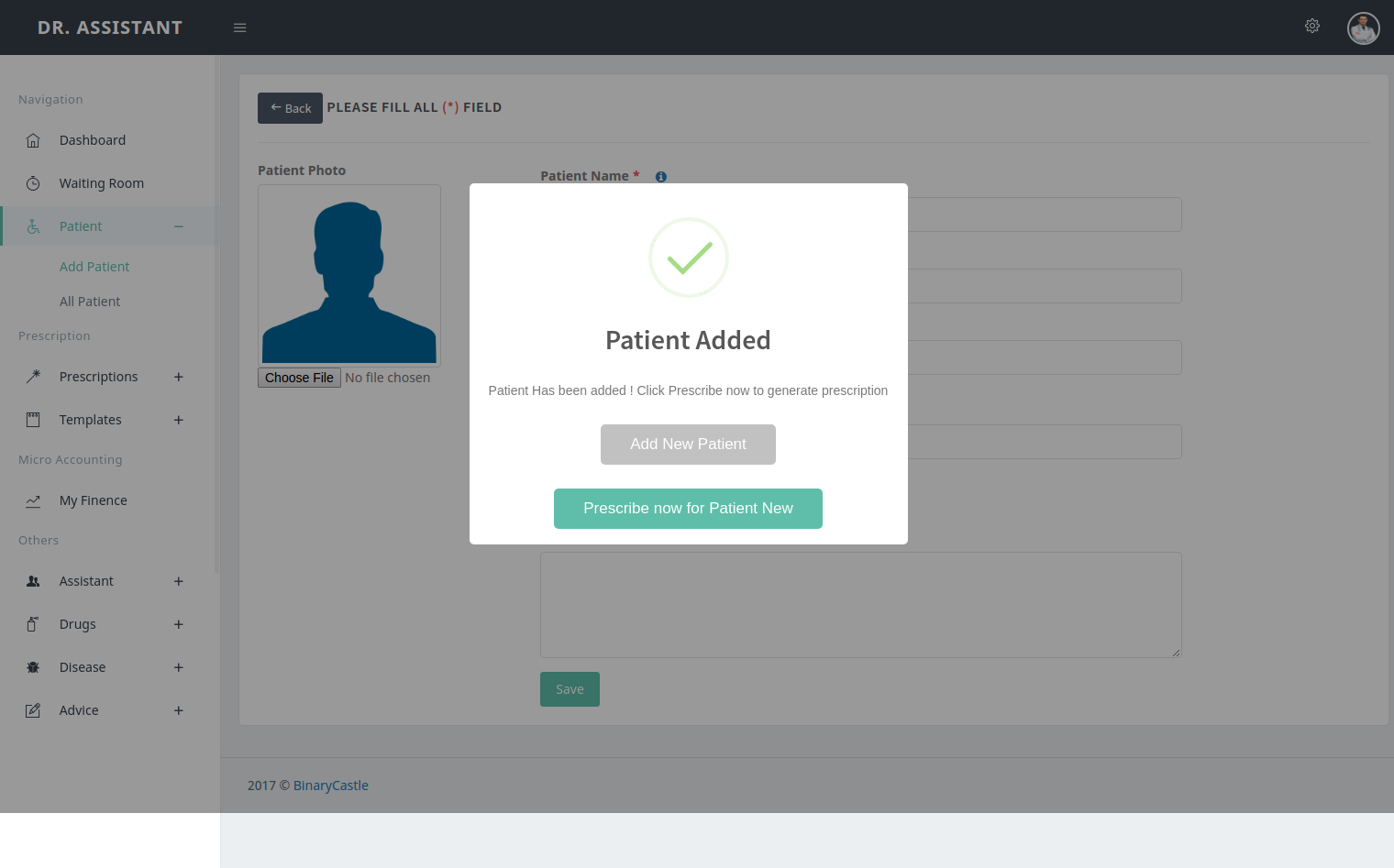 Dr.Assistant - Patient and Prescription Management System in Laravel by ...