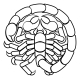 Scorpio Scorpion Astrology Horoscope Zodiac Sign by Krisdog | GraphicRiver