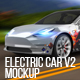Electric Car Mock-Up V.2, Graphics | GraphicRiver