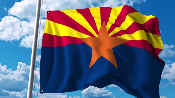 Waving Flag of Arizona, Motion Graphics | VideoHive