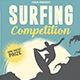 Surfing Competition Flyer / Poster Template, Print Templates | GraphicRiver