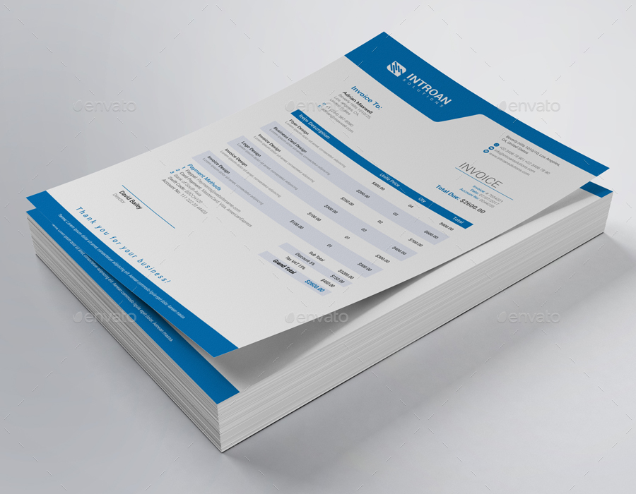 Invoice, Print Templates | GraphicRiver