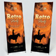 Retro Party Banner, Print Templates | GraphicRiver