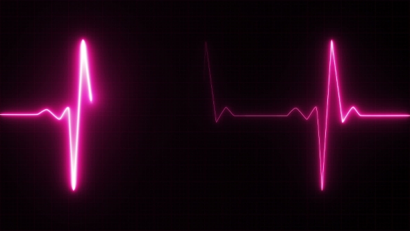 Heart Beat Pulse in Pink, Motion Graphics | VideoHive