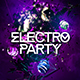 Electro Party Flyer Template, Print Templates | GraphicRiver