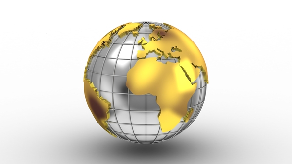 World Map Turns Into a Globe, Motion Graphics | VideoHive