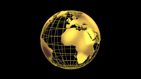 World Map Turns Into a Globe, Motion Graphics | VideoHive