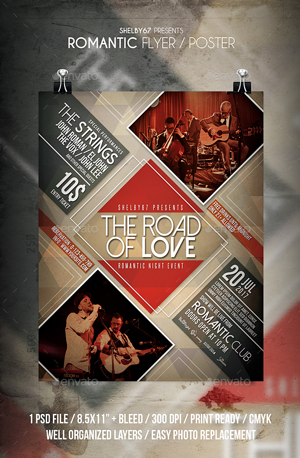 Romantic Flyer / Poster by Shelby67 | GraphicRiver