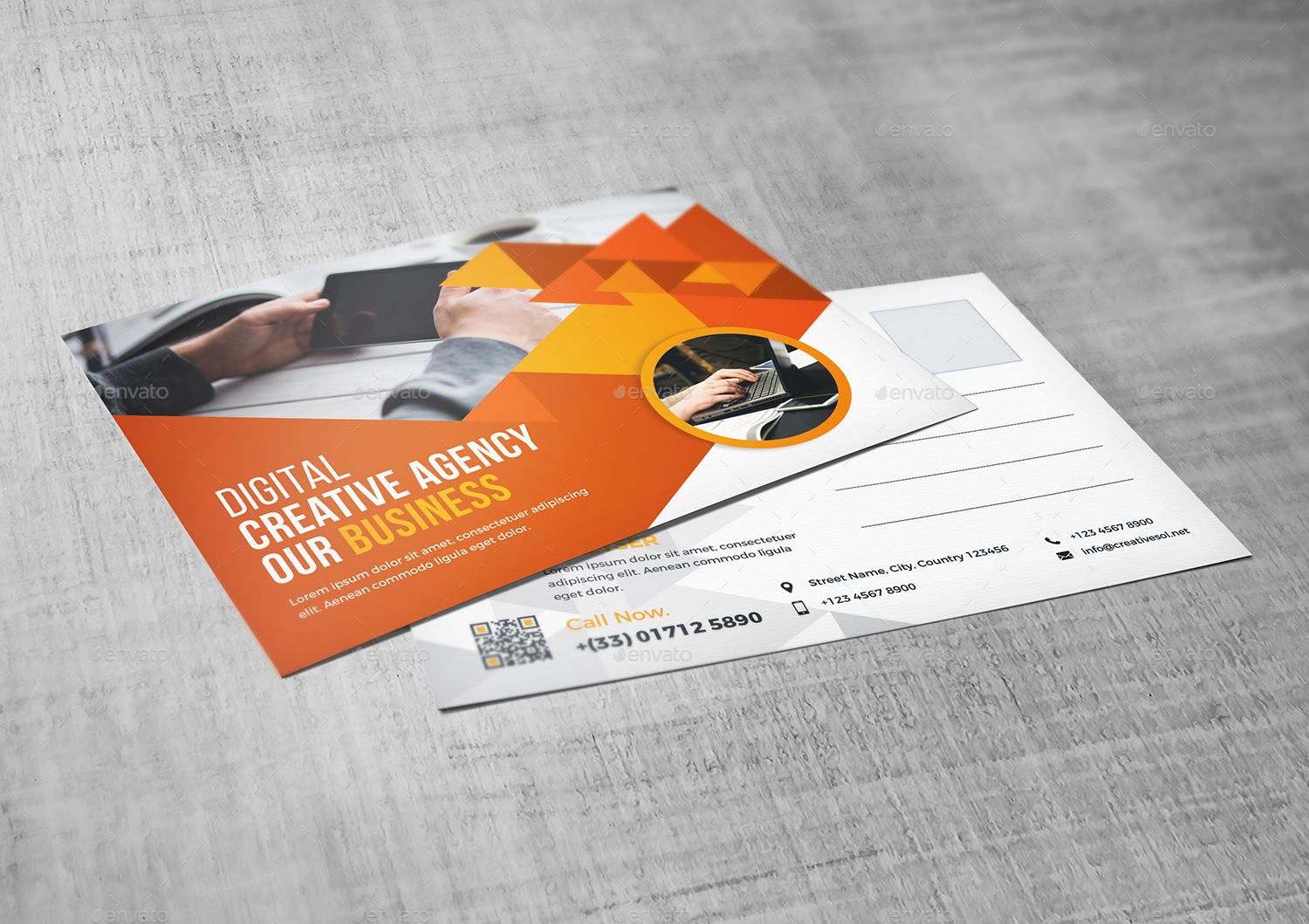 Business Postcard, Print Templates | GraphicRiver