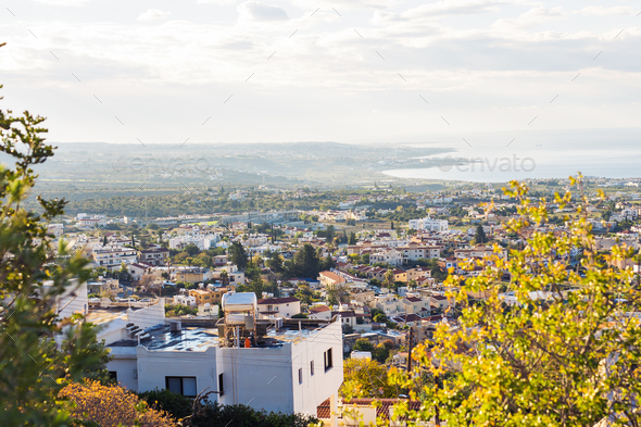 Cyprus island, top view. Houses roofs Stock Photo by Satura_ | PhotoDune