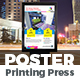 Printing Press Poster Template, Print Templates | GraphicRiver