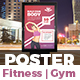 Fitness Poster, Print Templates | GraphicRiver